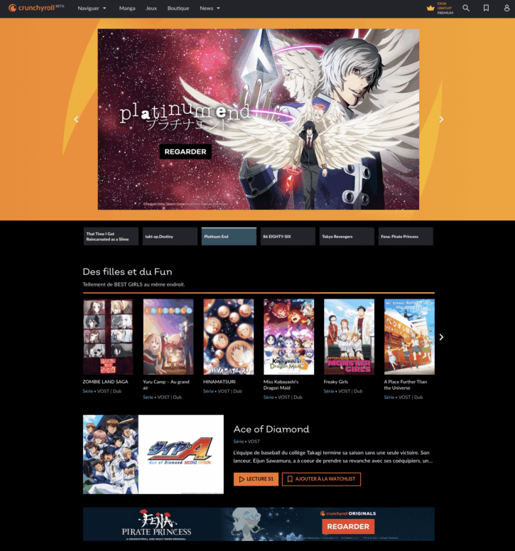 Crunchyroll : tarif, catalogue... tout sur le champion du streaming d'anime