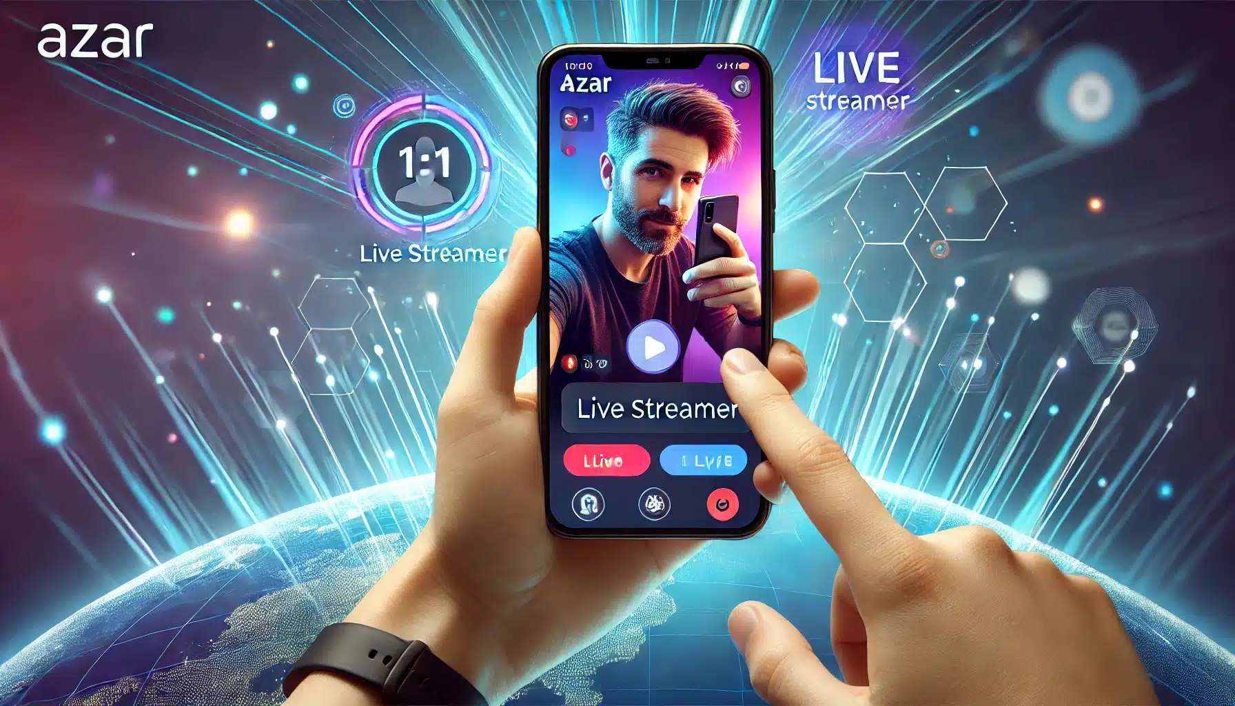 Découvrez le nouveau 1:1 Chat with Live Streamer d'Azar