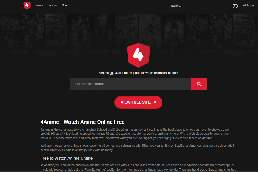 Fans de streaming ? Voici l'URL pour accéder à 4anime