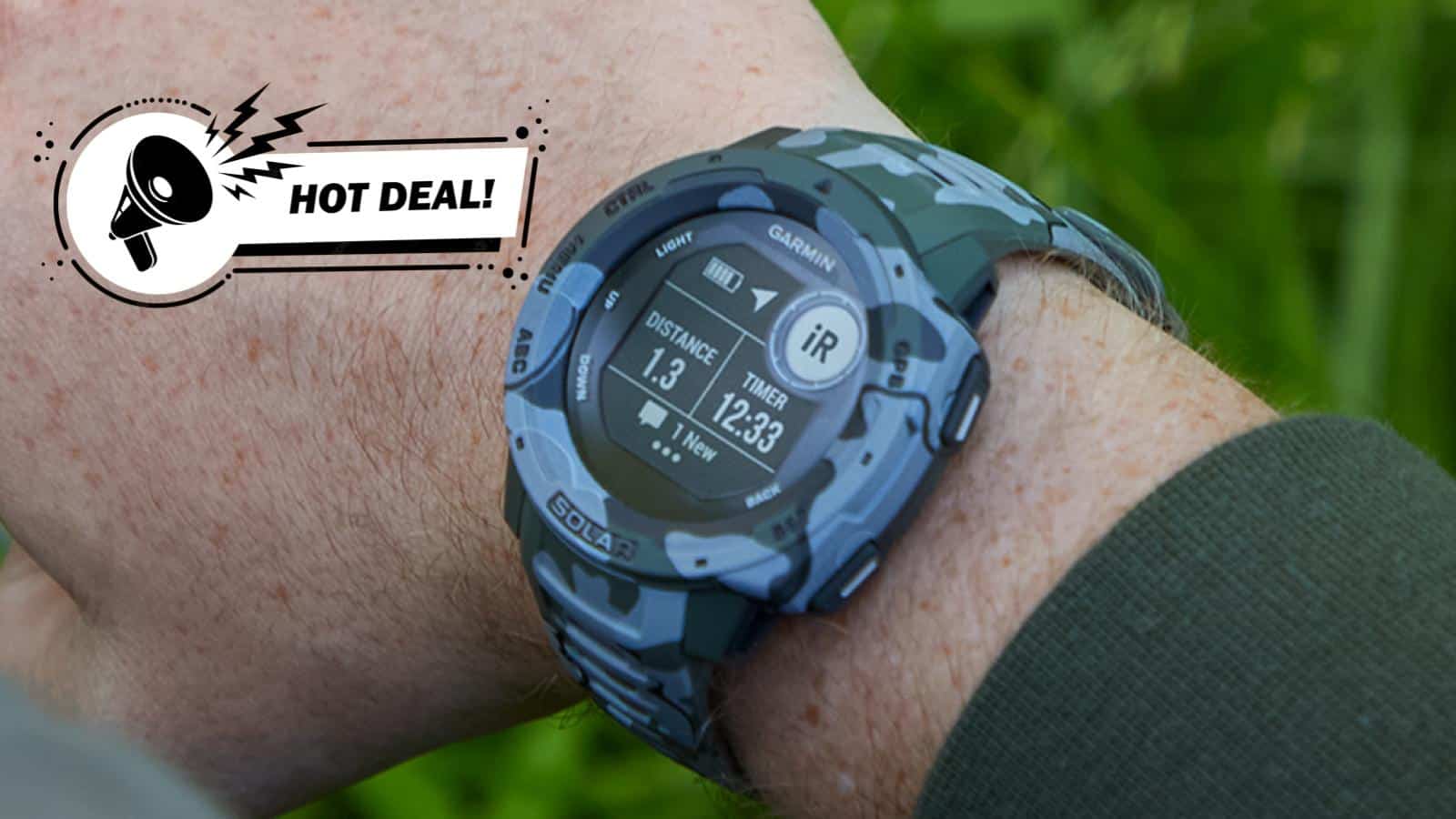 BON PLAN : Voici la Garmin Instinct Solar Camo Edition à bon prix