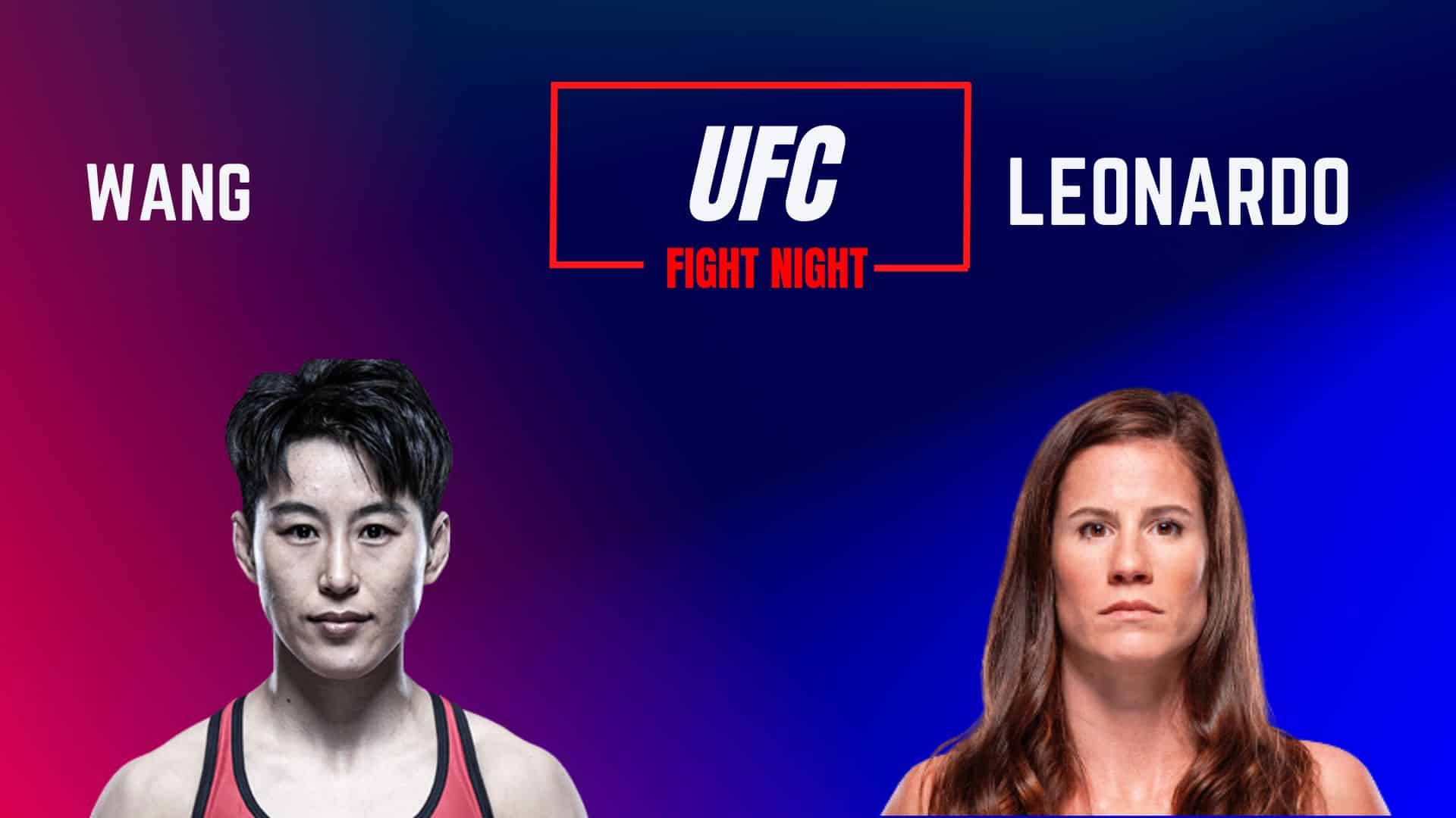 UFC : regarder Cong Wang vs. Victoria Leonardo gratuitement