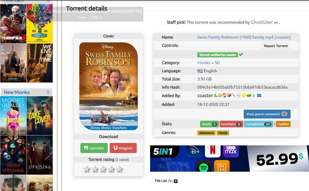 TorrentGalaxy, voici l'adresse actuelle