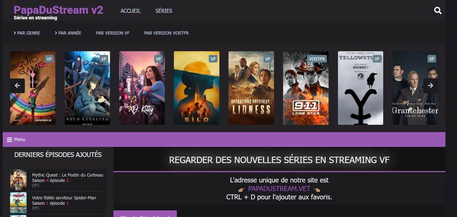 Papadustream : retrouvez ici l'URL pour accéder à ce site de streaming ...