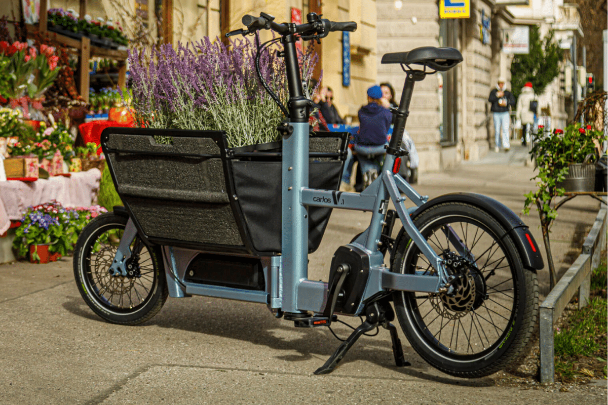 Découvrez le nouveau vélo cargo électrique pliable Car.los V1