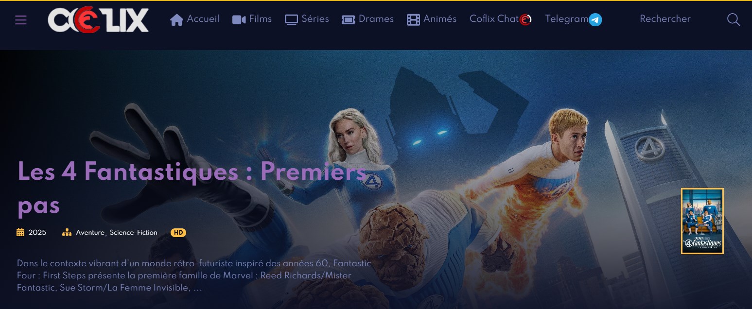 Coflix : voici l'URL pour accéder au site